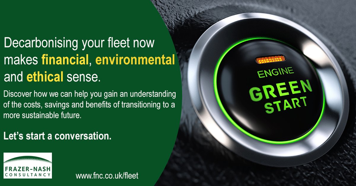 Support that helps you decarbonise your fleet | Frazer-Nash Consultancy